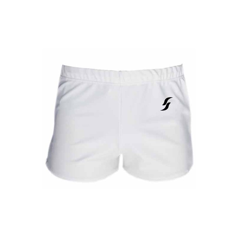 White gym shorts
